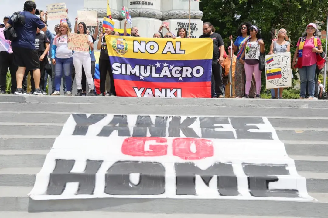 Venezuela: Popular Movements Protest US Military Drills in Caracas ...
